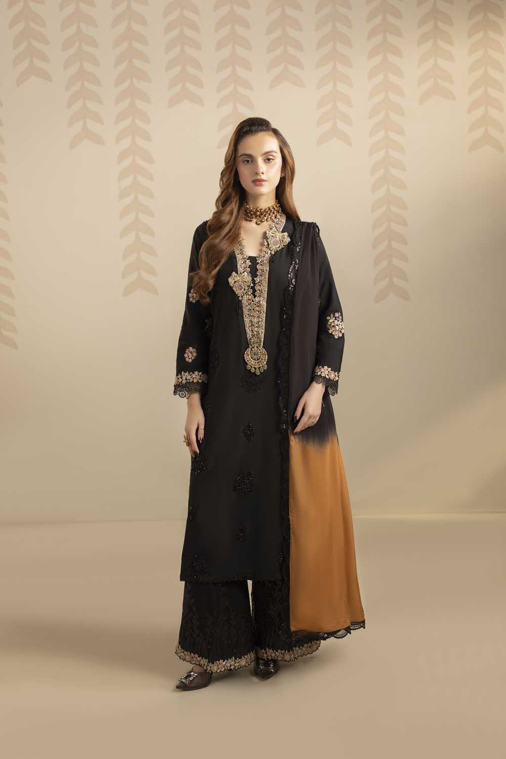 ZR-2559 Black Dress | Luxury Formal Pakistani Outfit for Weddings ...