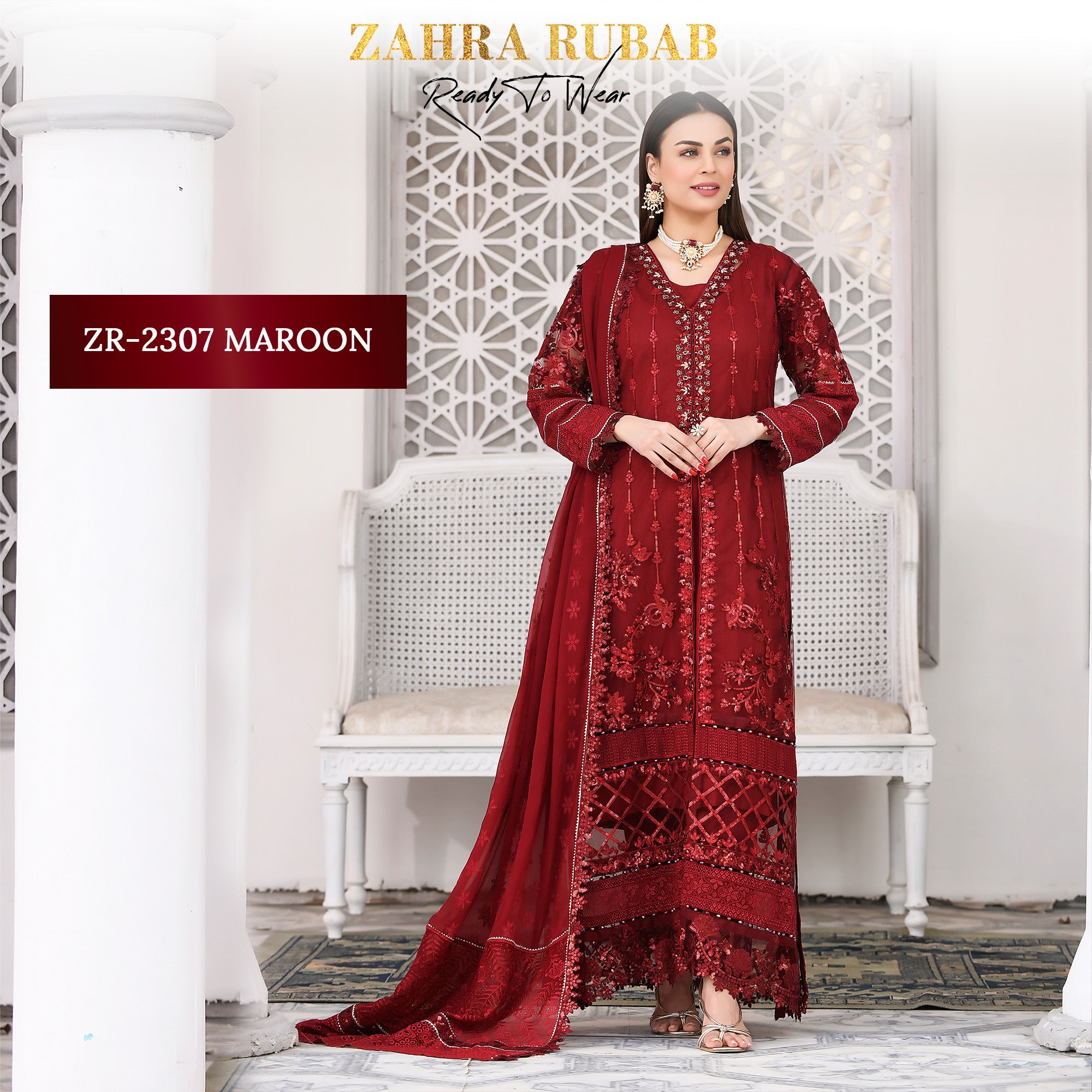 Chifli Chiffon 2023 - Collection By Zahra Rubab