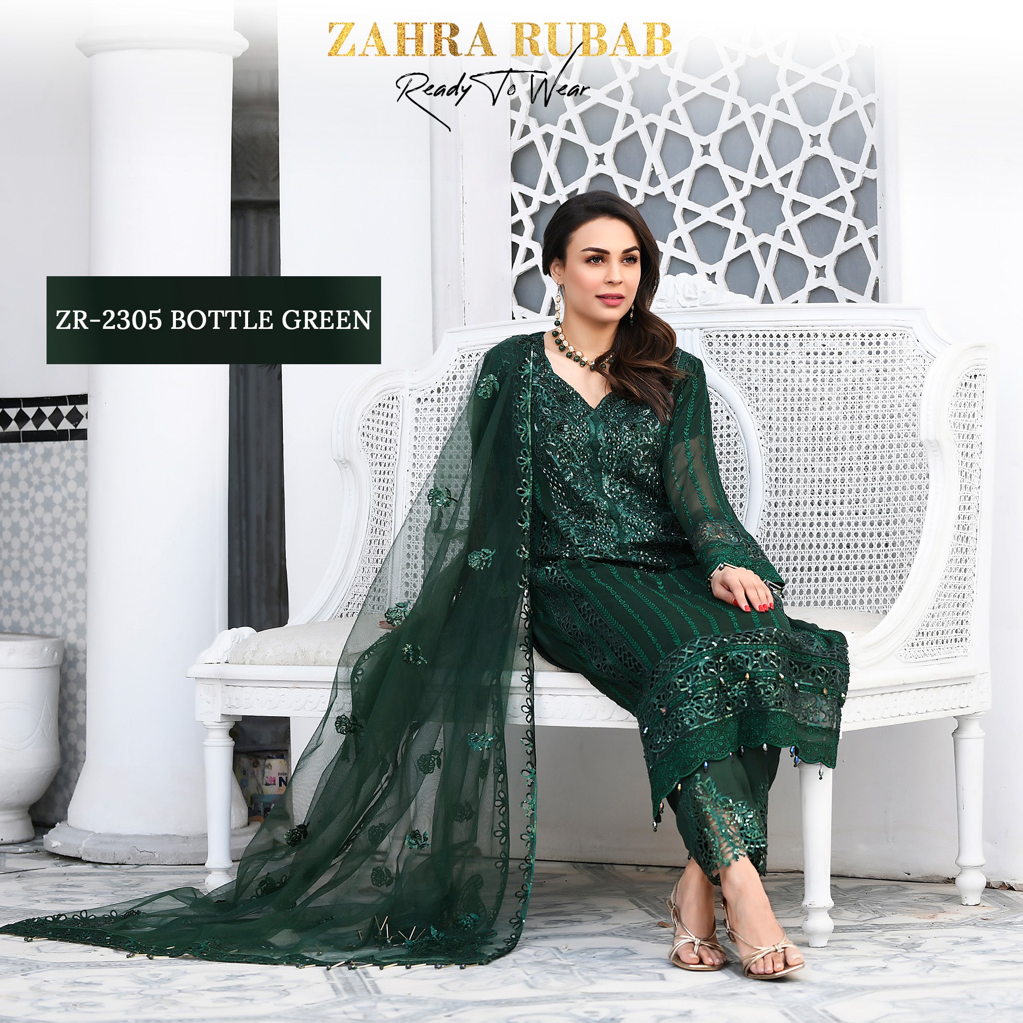 Chifli Chiffon 2023 - Collection By Zahra Rubab