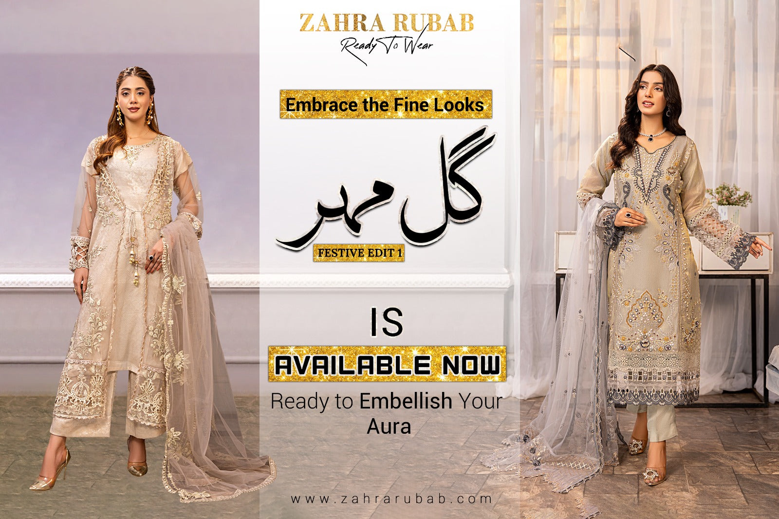 Official Clothing Brand for Women in Pakistan | Zahra Rubab